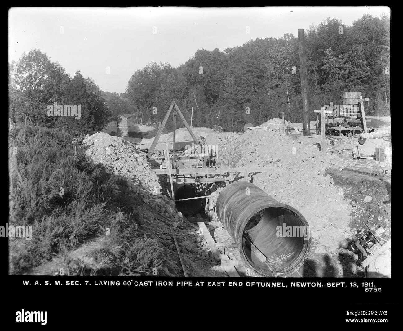 Distribution Department, Weston Aqueduct Supply Mains, Section 7 ...