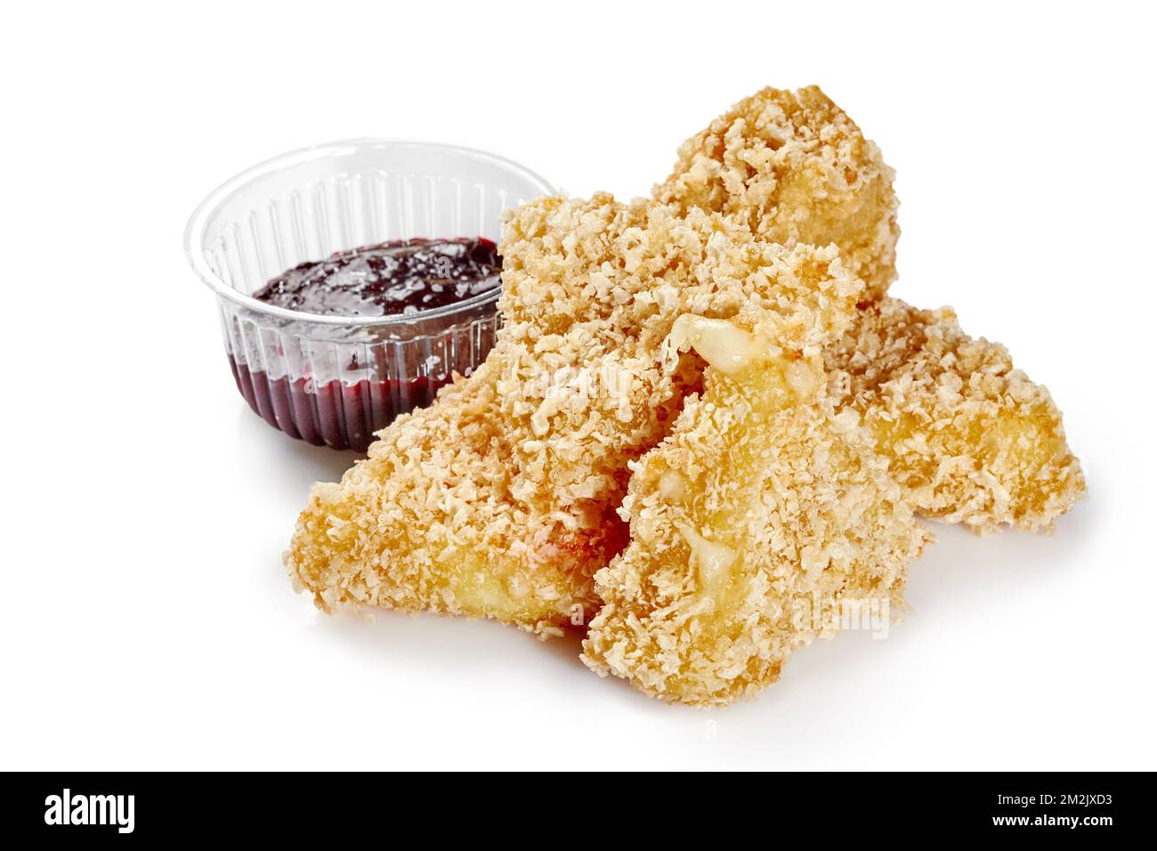 Deep fried mozzarella cheese Cut Out Stock Images & Pictures - Alamy