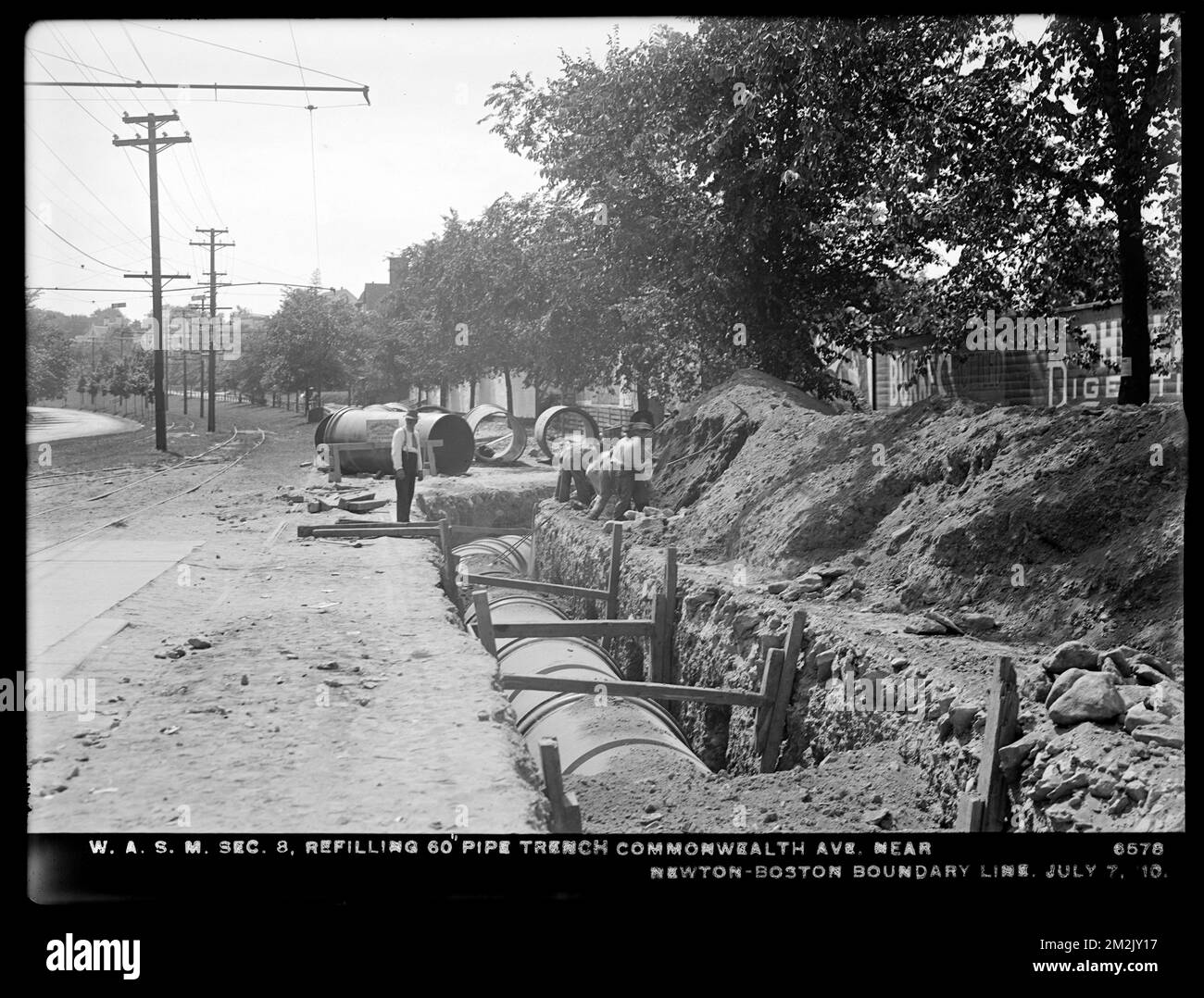 Distribution Department, Weston Aqueduct Supply Mains, Section 8 ...