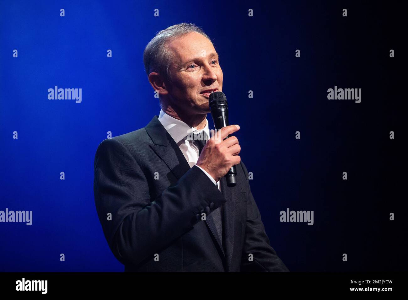Singer Helmut Lotti aka Helmut Lotigiers pictured during a ceremony to ...