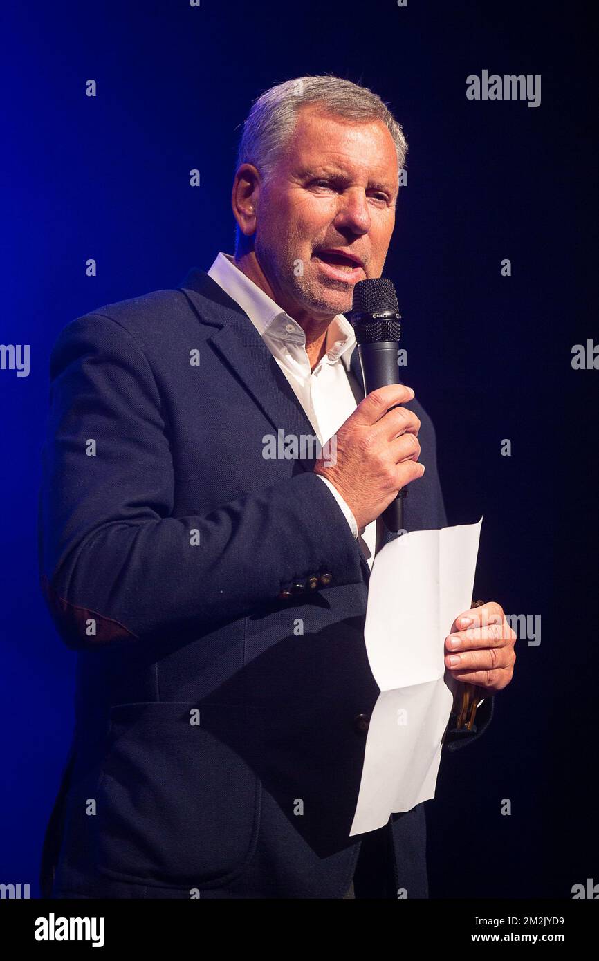 Brussels alderman Alain Courtois pictured during a ceremony to award ...