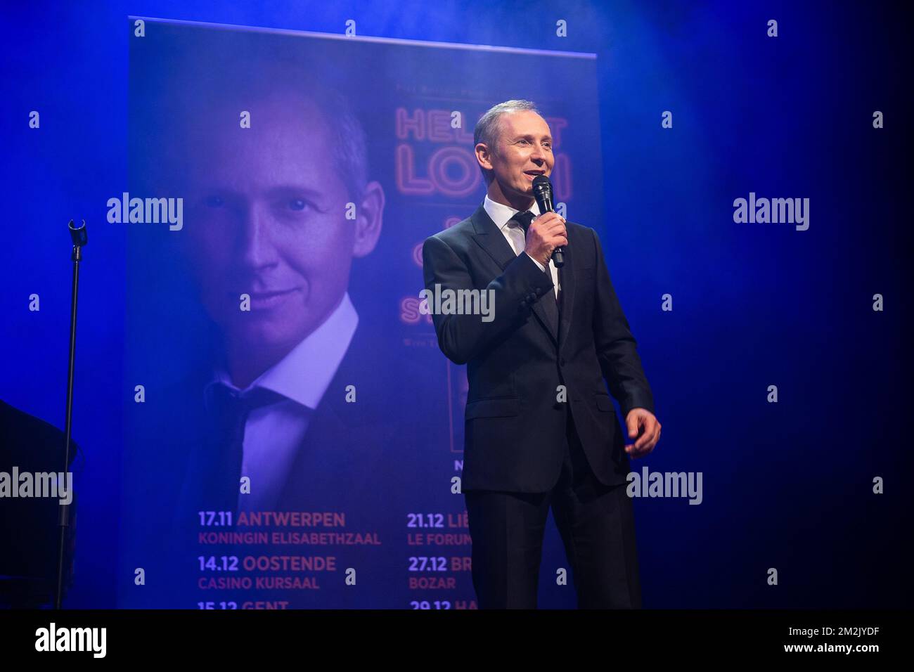 Singer Helmut Lotti aka Helmut Lotigiers pictured during a ceremony to ...