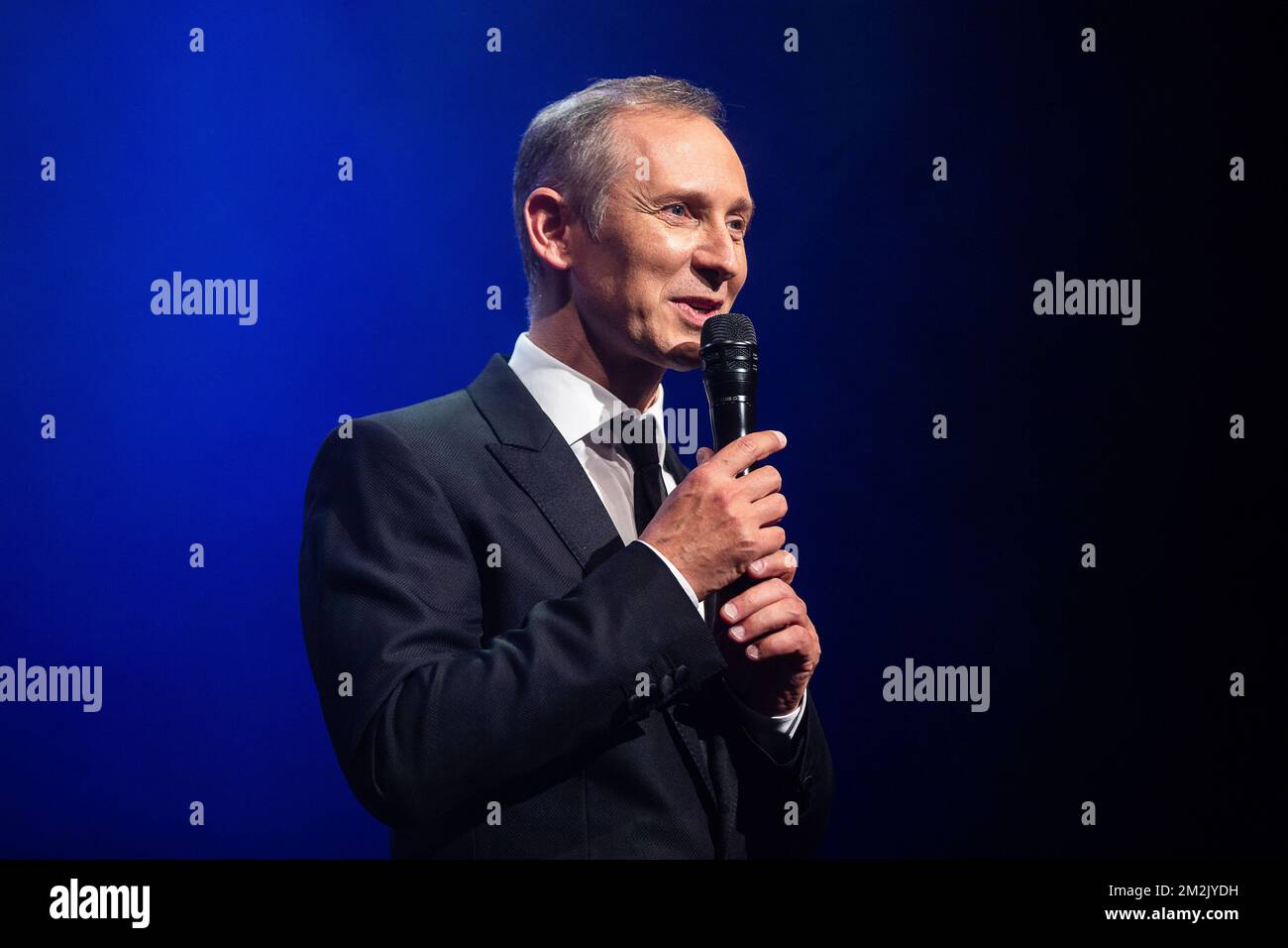 Singer Helmut Lotti aka Helmut Lotigiers pictured during a ceremony to ...