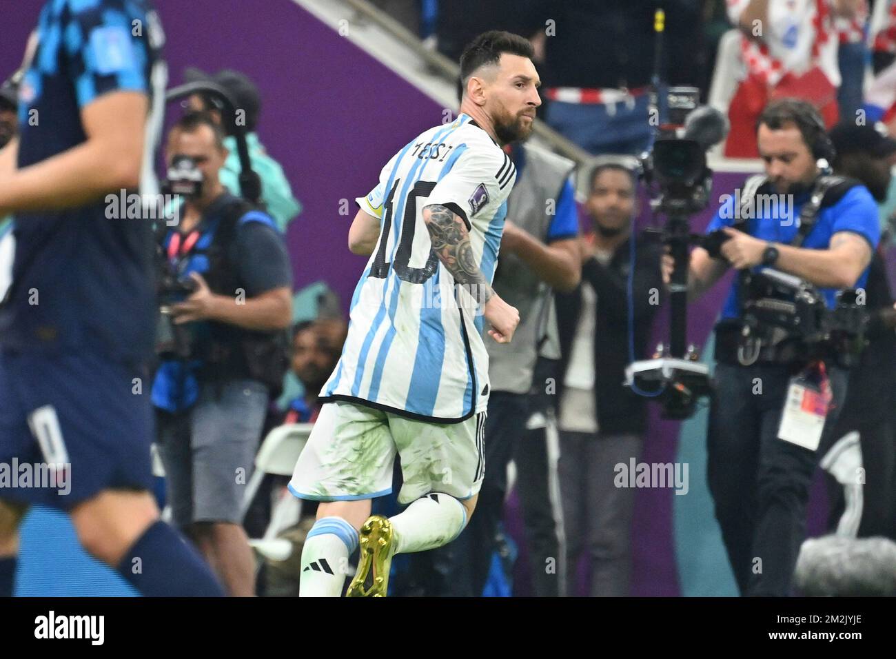 goaljubel Lionel MESSI (ARG) after goal to 1-0, jubilation, joy ...