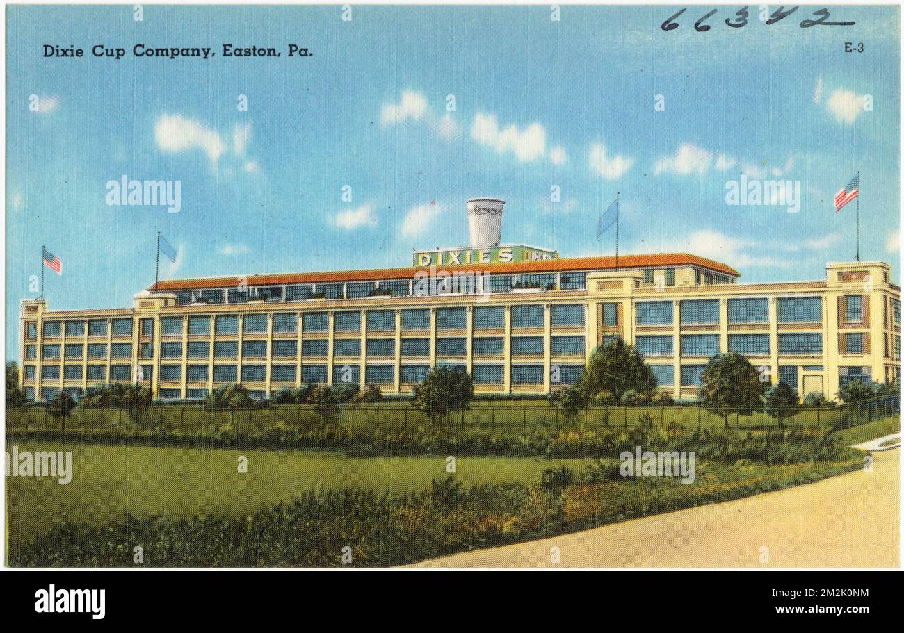 Dixie Cup Company, Easton, Pa. , Industrial facilities, Tichnor ...