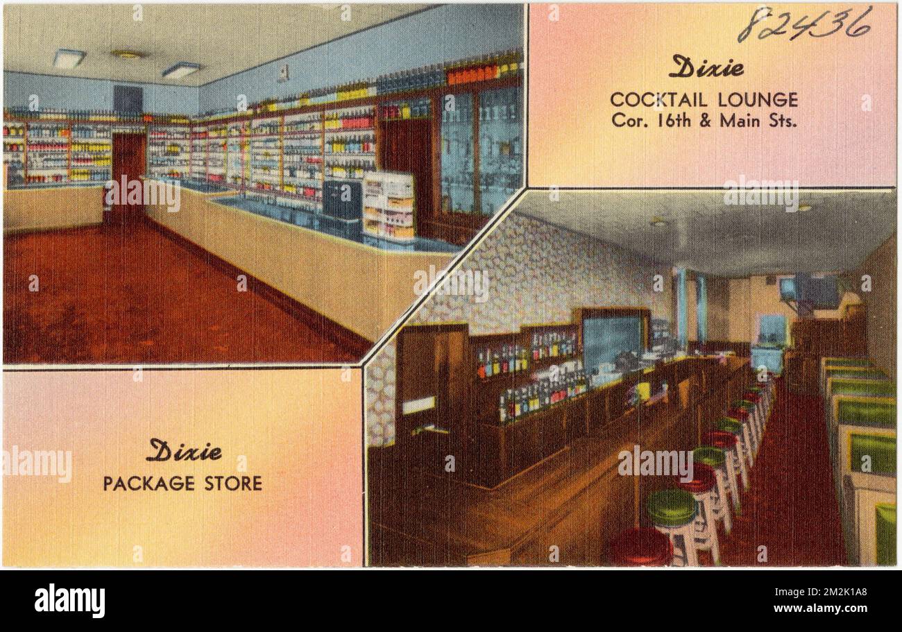 Dixie cocktail lounge Cor. 16th & Main Sts., Dixie package store , Bars ...