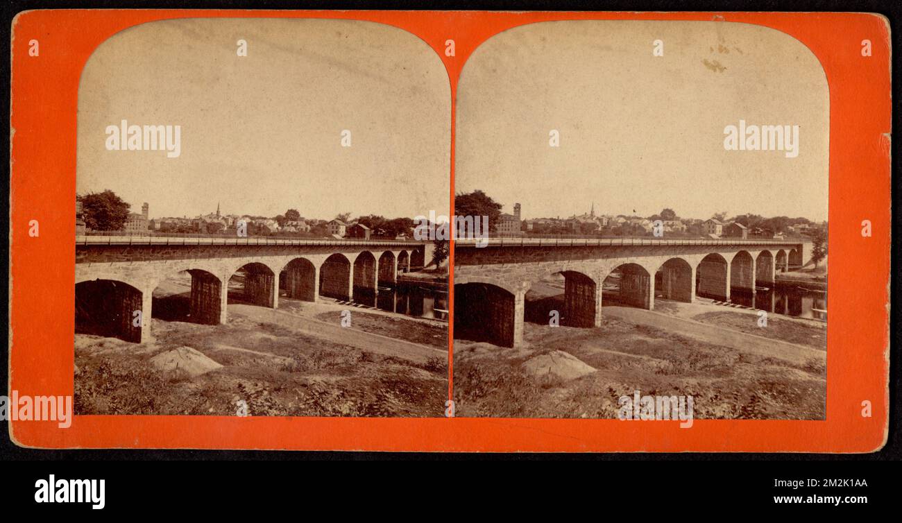 Division St Bridge Pawtucket , Stone bridges Stock Photo - Alamy