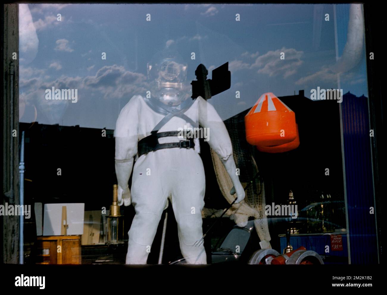 Diving suit in window display , Window displays, Diving suits. Edmund L ...