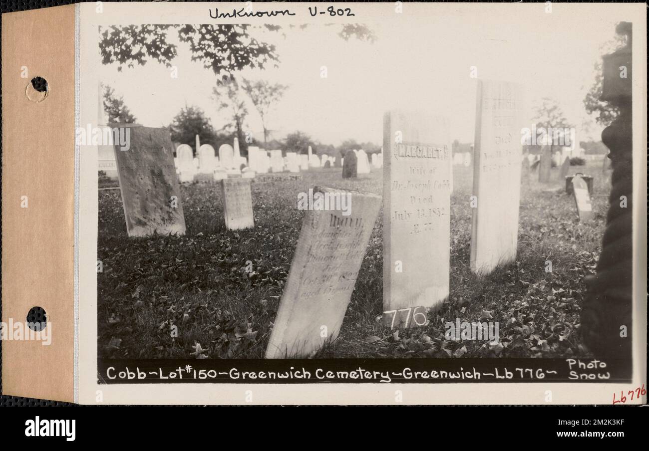 Doctor Joseph Cobb, Greenwich Cemetery, Old section, lot 150, Greenwich ...