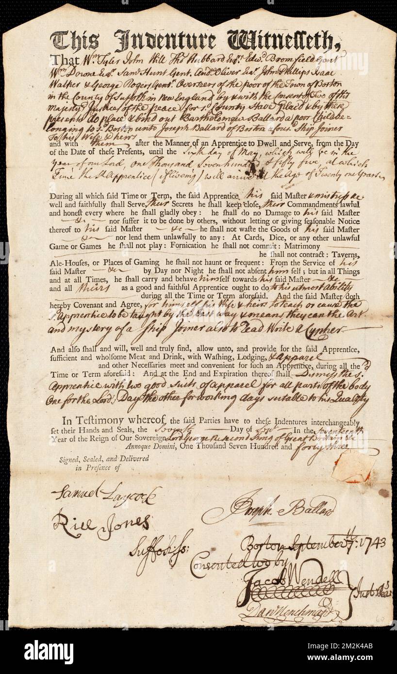 Indenture servant hi-res stock photography and images - Alamy