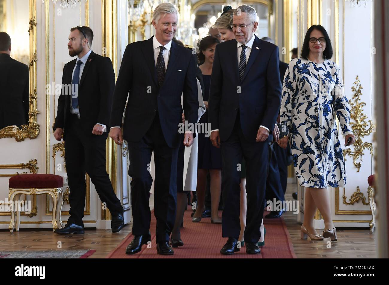King Philippe - Filip of Belgium and Austrian President Alexander Van ...