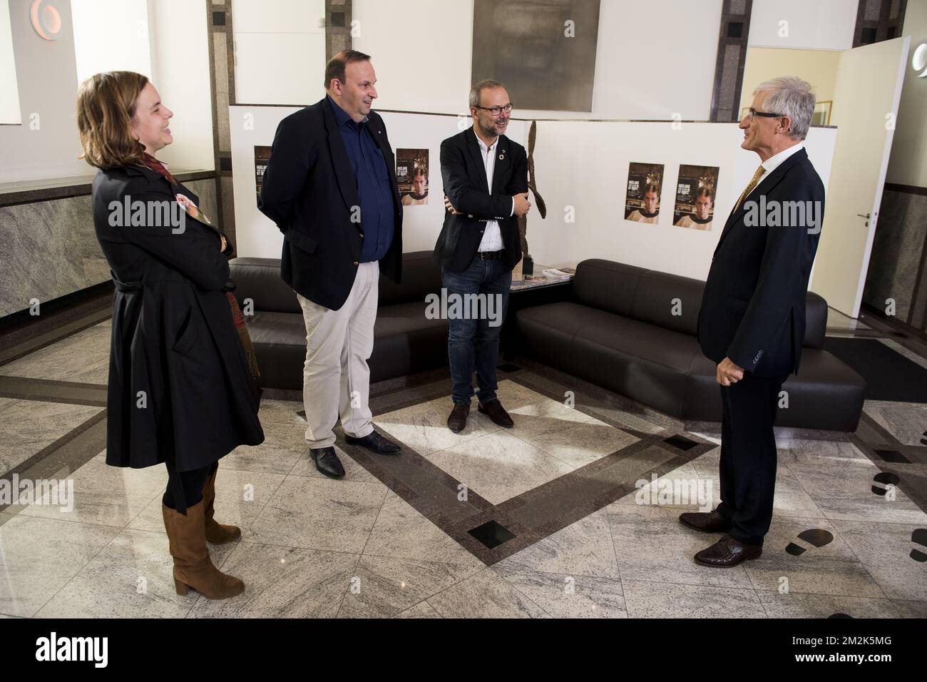 Frank Geets , Nicolas Lambert (directeur Fairtrade) and Flemish ...