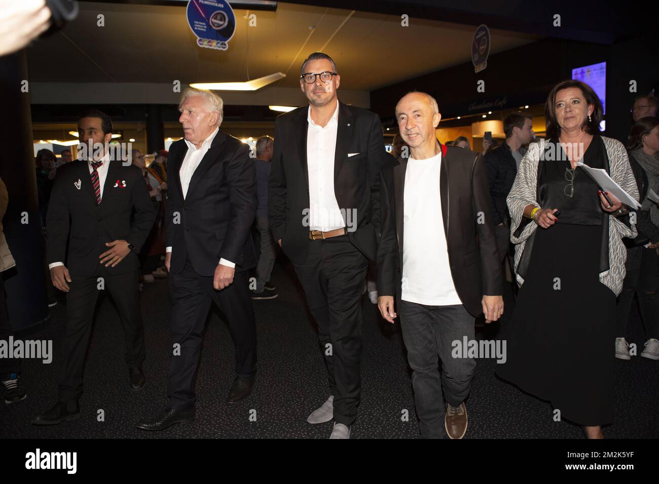 Director Stijn Coninx and the cast pictured at the premiere of the film ...