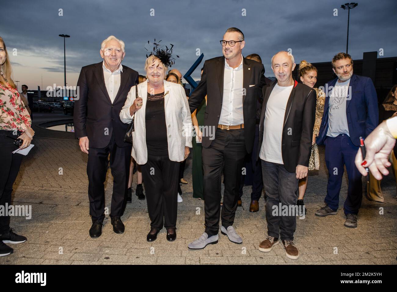 Actor Jan Decleir, Director Stijn Coninx and actor David Van Steen ...