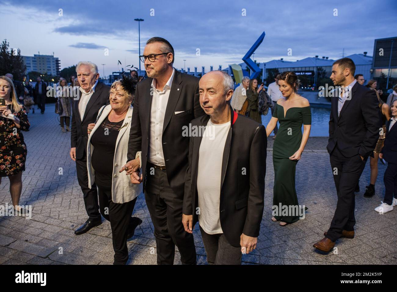 Actor Jan Decleir, Director Stijn Coninx and actor David Van Steen ...