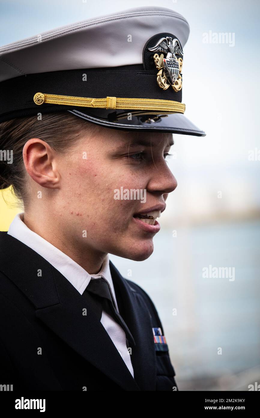 LTJG Nichole M. Roden Officer United States Navy pictured during a ...