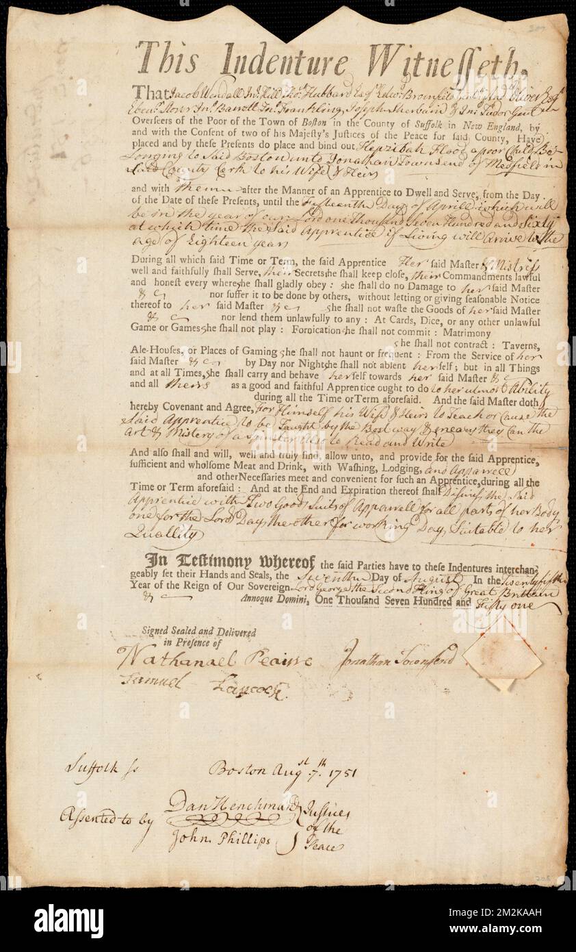 Indenture of apprenticeship hi-res stock photography and images - Alamy