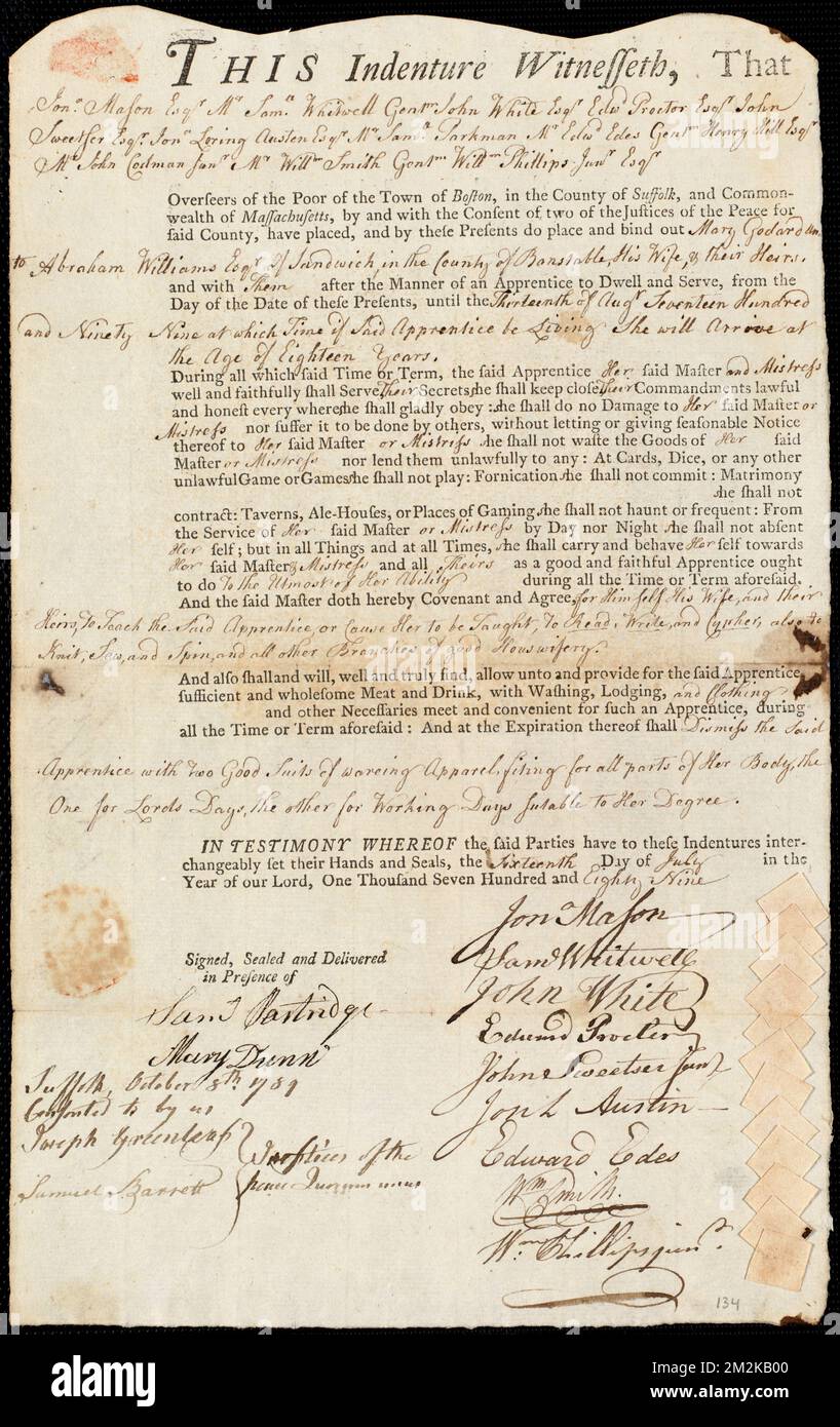 Indenture servant hi-res stock photography and images - Alamy