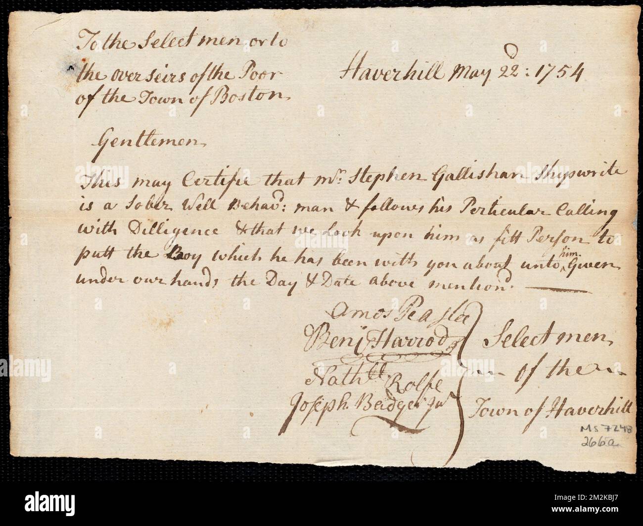 Indentured servants contract hi-res stock photography and images - Alamy