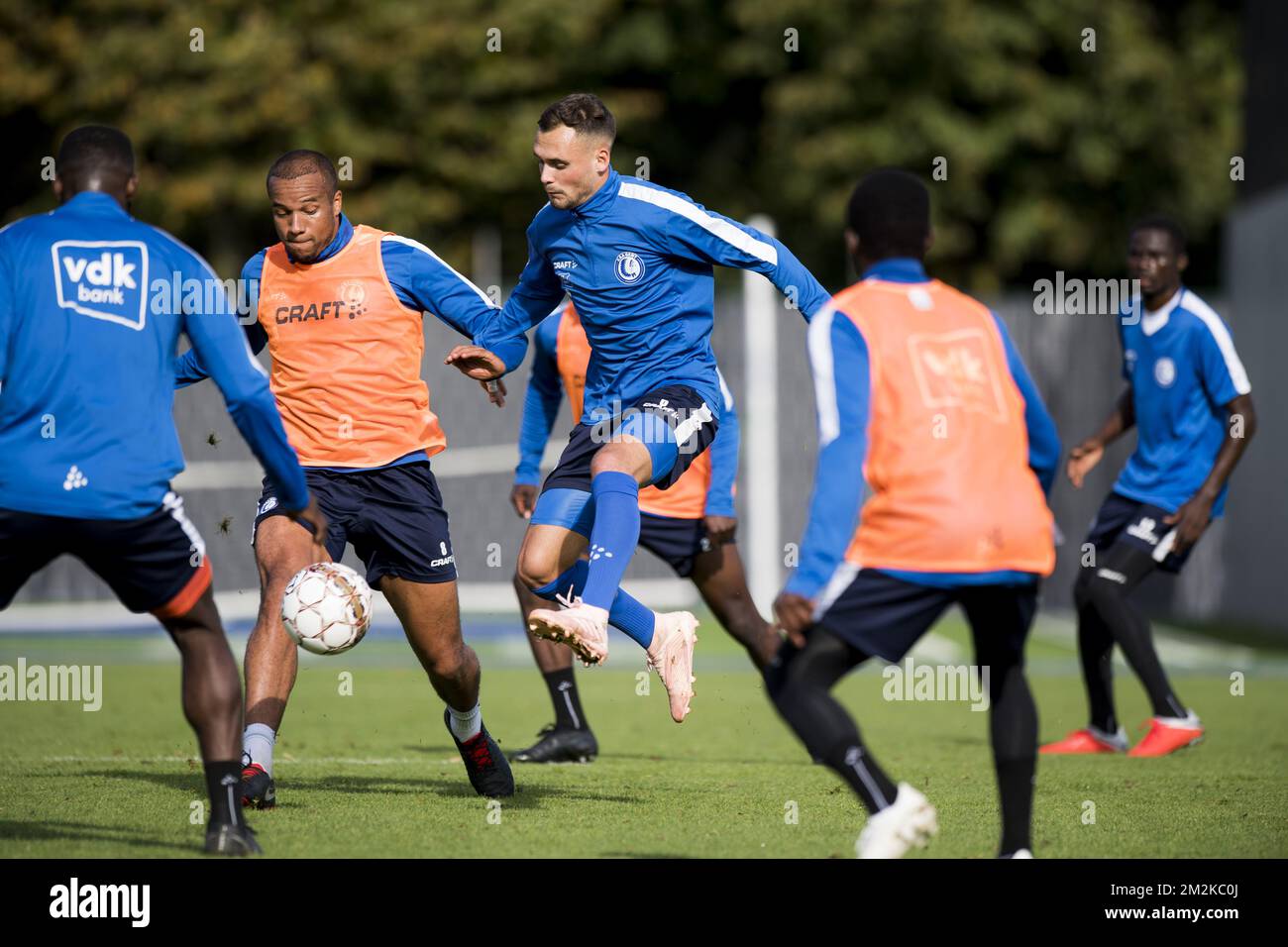 Gent's Vadis Odjidja-Ofoe and Gent's Birger Verstraete pictured in ...