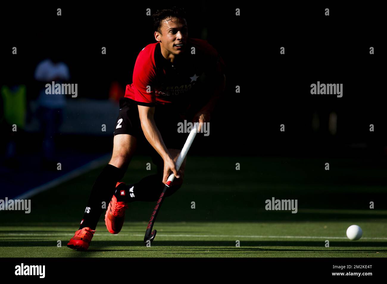 White Star's Tom Barratt pictured in action during a hockey game ...