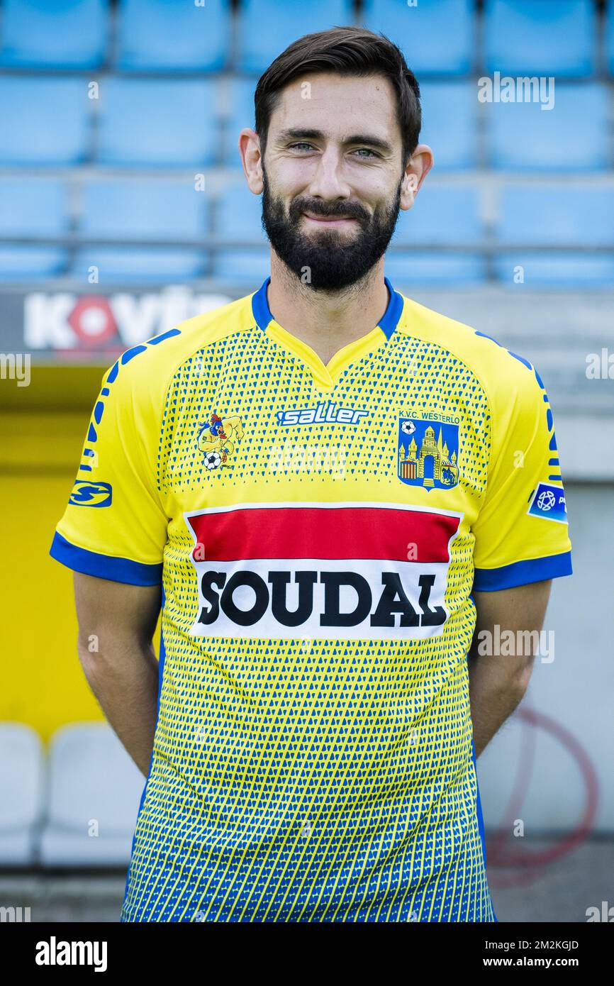 Westerlo's Maxime Biset poses for photographer at the 2018-2019 season ...