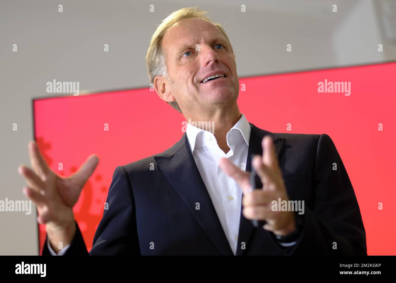 KBVB URBSFA CEO Peter Bossaert pictured during a press conference of ...