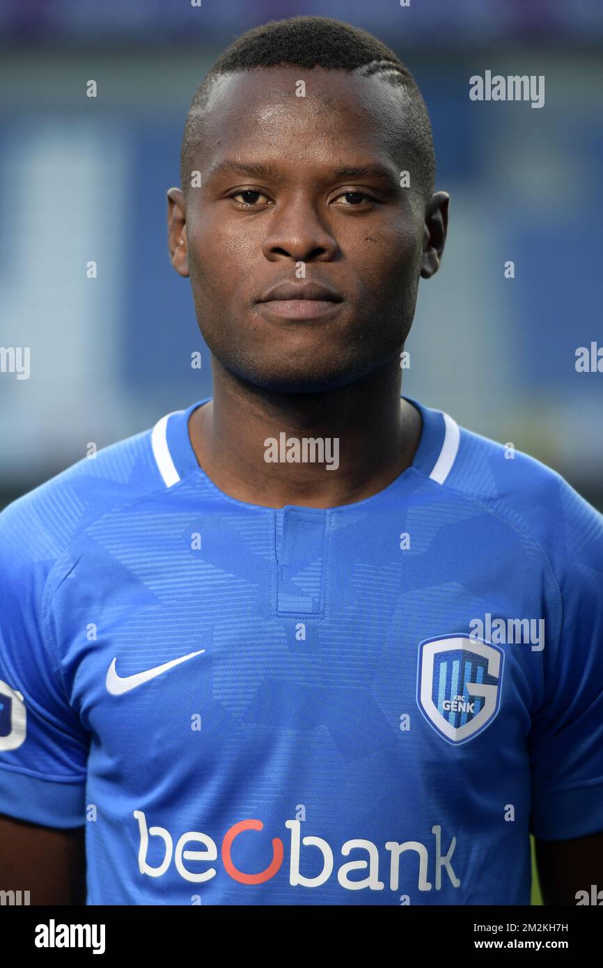 Genk's Aly Mbwana Samatta poses for photographer, in marge of 2018-2019 ...