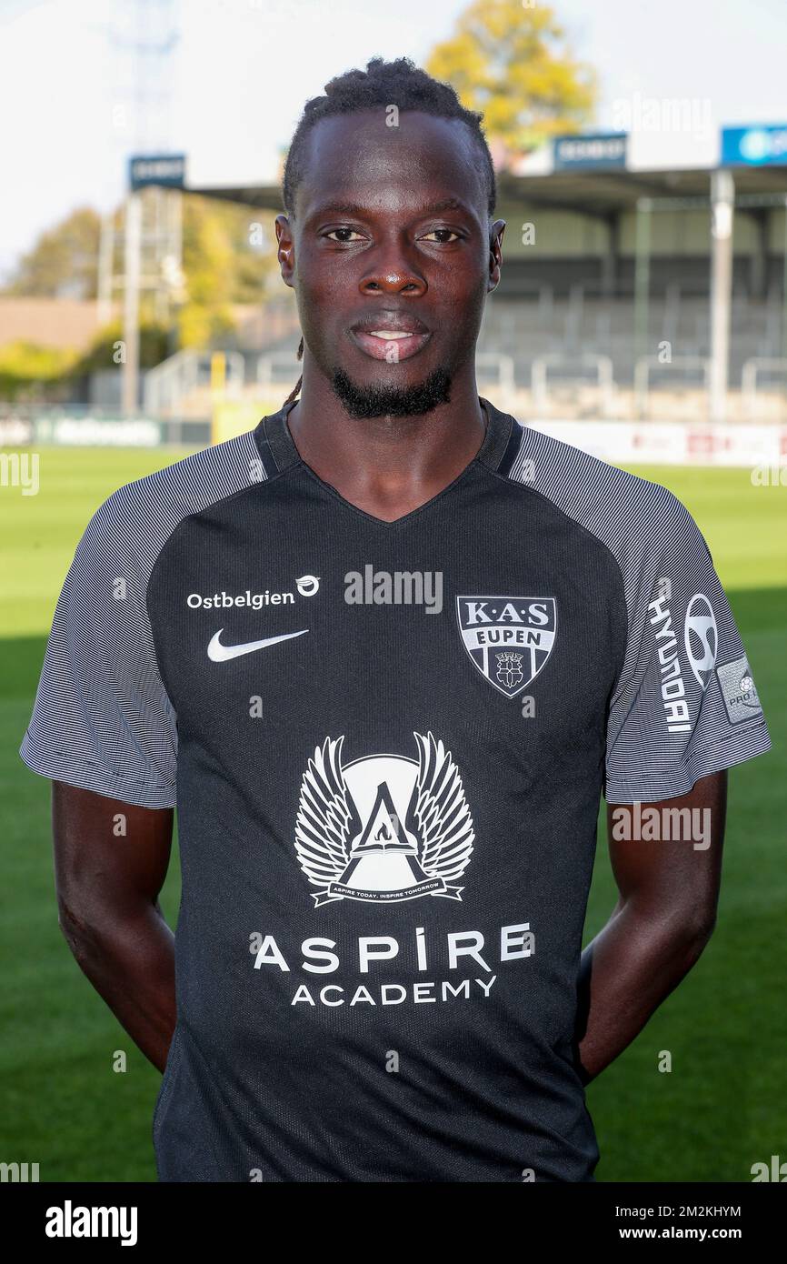 Eupen's Mamadou Fall poses for photographer, in marge of 2018-2019 ...