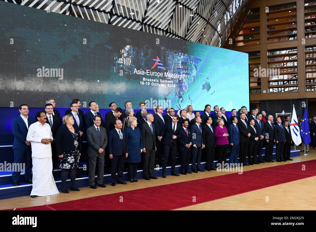 a family picture at the ASEM Asia-Europe Meeting, Friday 19 October ...