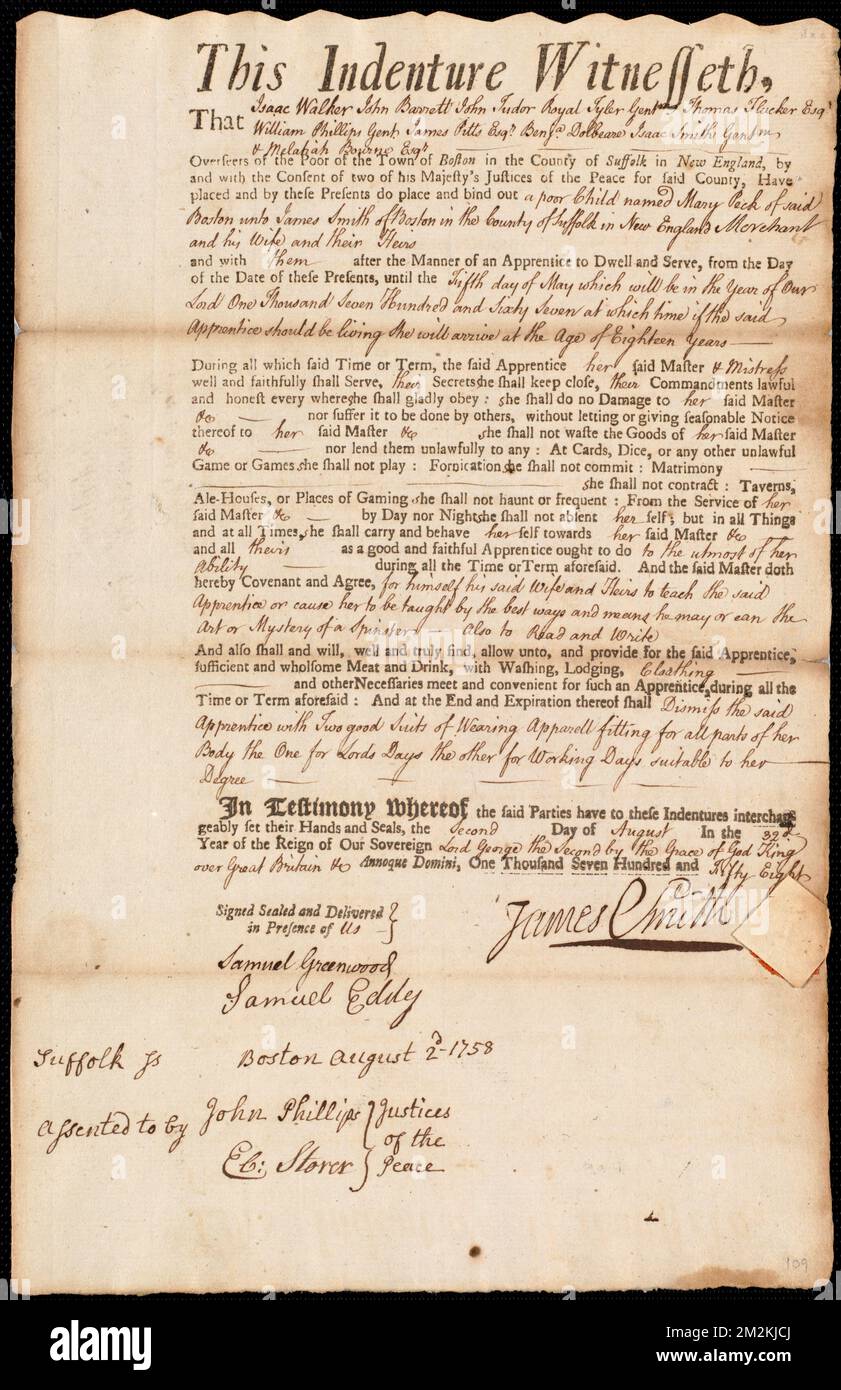 Indenture servant hi-res stock photography and images - Alamy