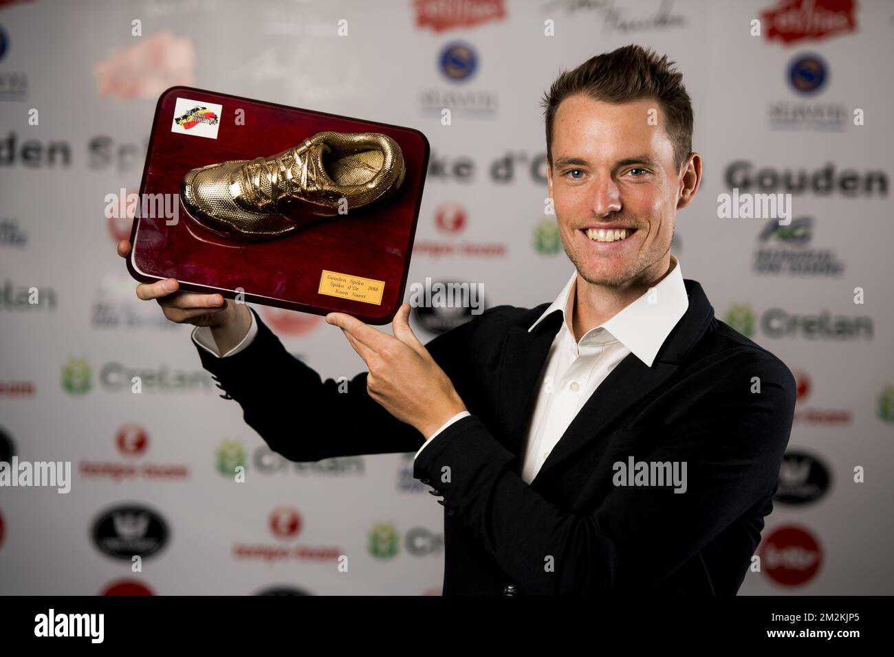 Belgian European Champion marathon Koen Naert celebrates with the ...