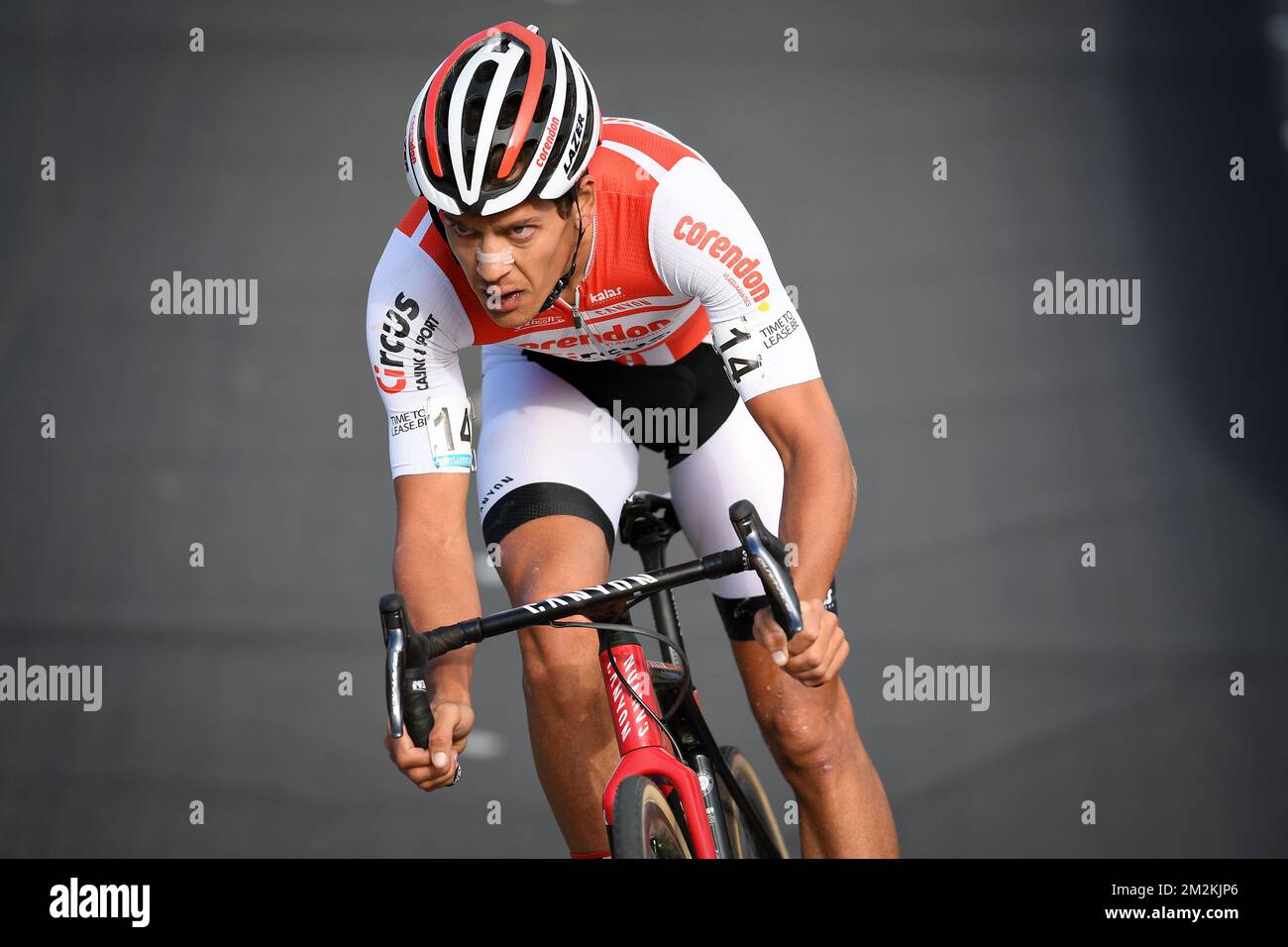 Belgian Tom Meeusen pictured in action during the men's race at the ...