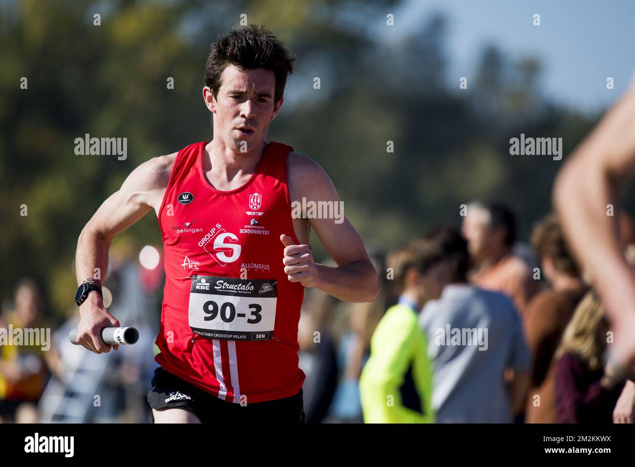Belgian Thomas De Bock pictured in action during the men's race at the ...