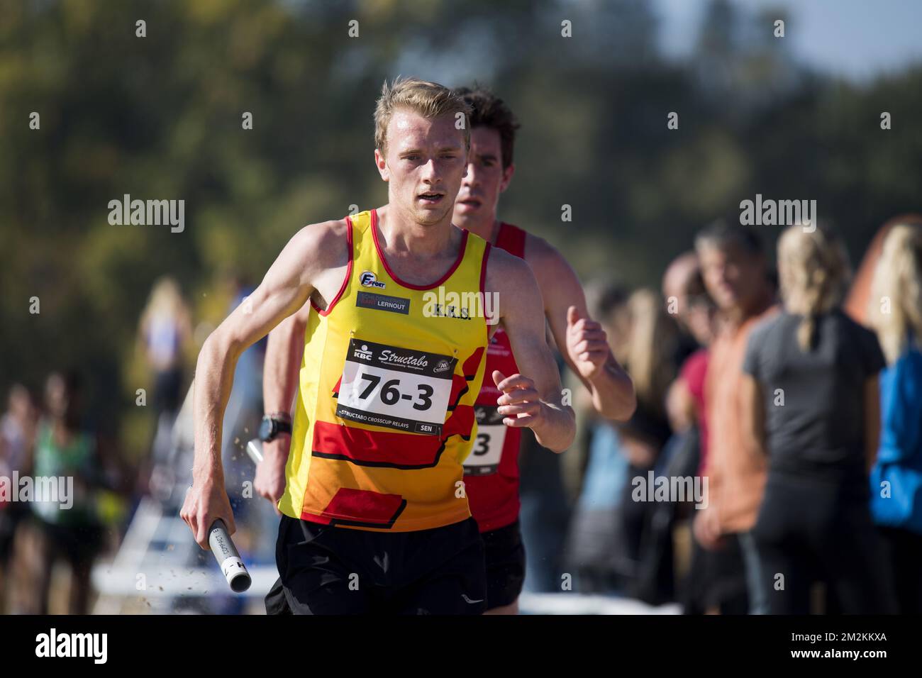 Belgian Steven Casteele and Belgian Thomas De Bock pictured in action ...