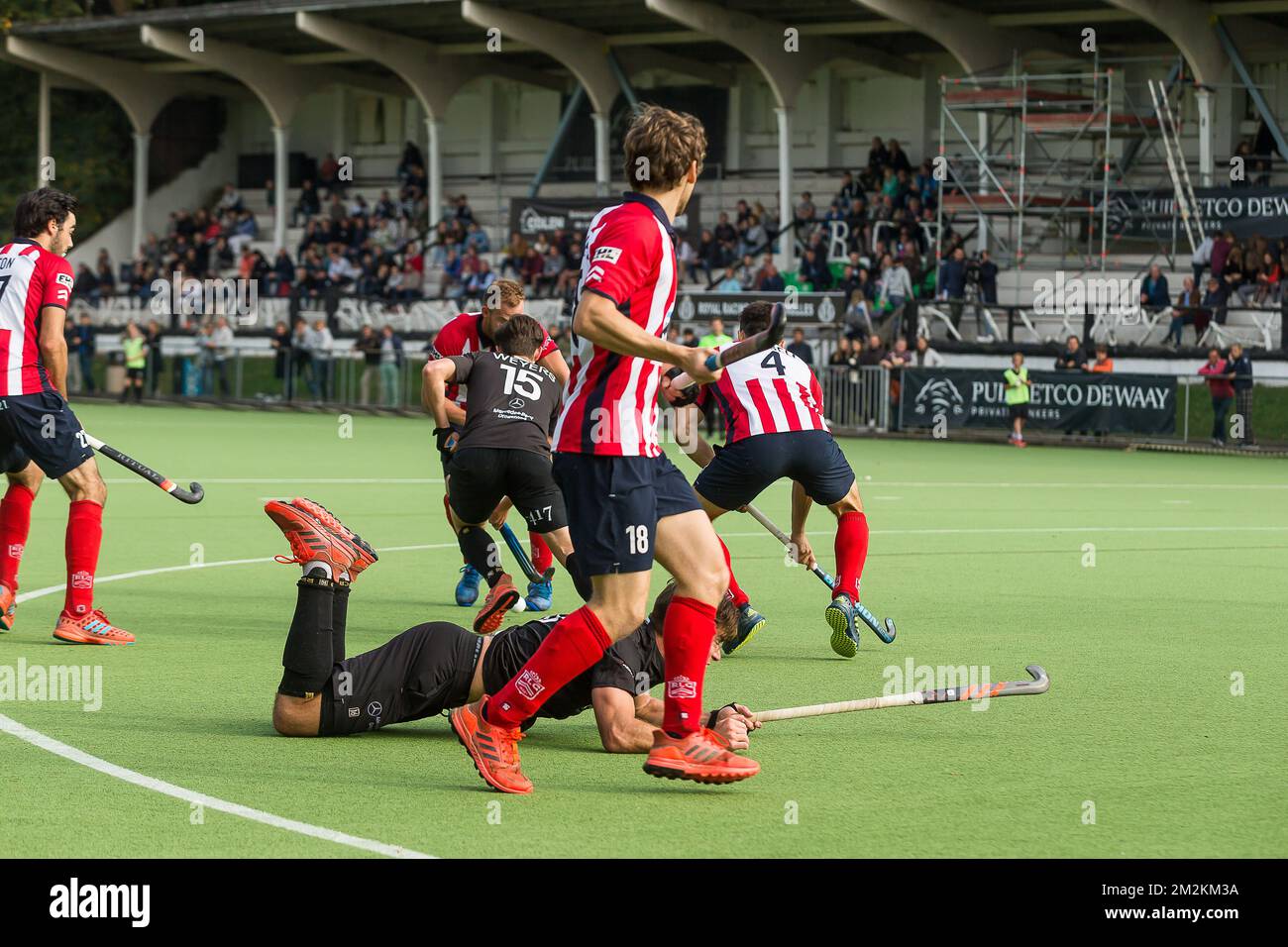 Illustration picture shows a hockey game between Royal Racing Club de ...