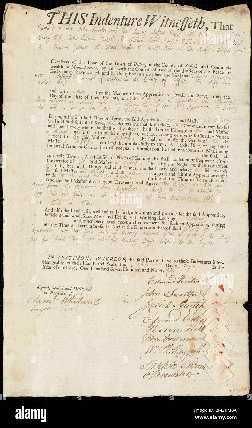New england colonial life 1700s hi-res stock photography and images - Alamy