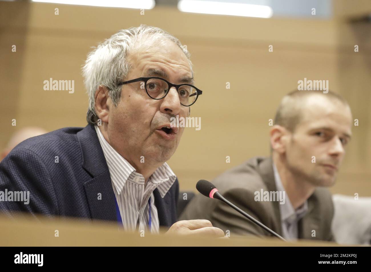 sp.a's Dirk Van der Maelen a special session of both chamber commission ...