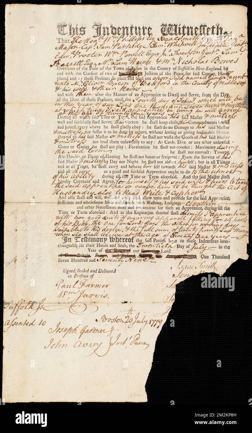 Indenture servant hi-res stock photography and images - Alamy