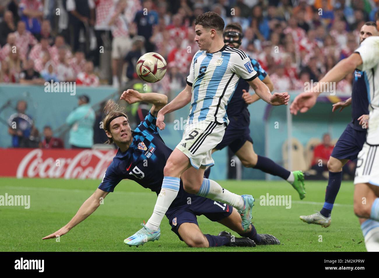 LUSAIL STADIUM, QATAR - DECEMBER 13: Borna Sosa of Croatia during the ...