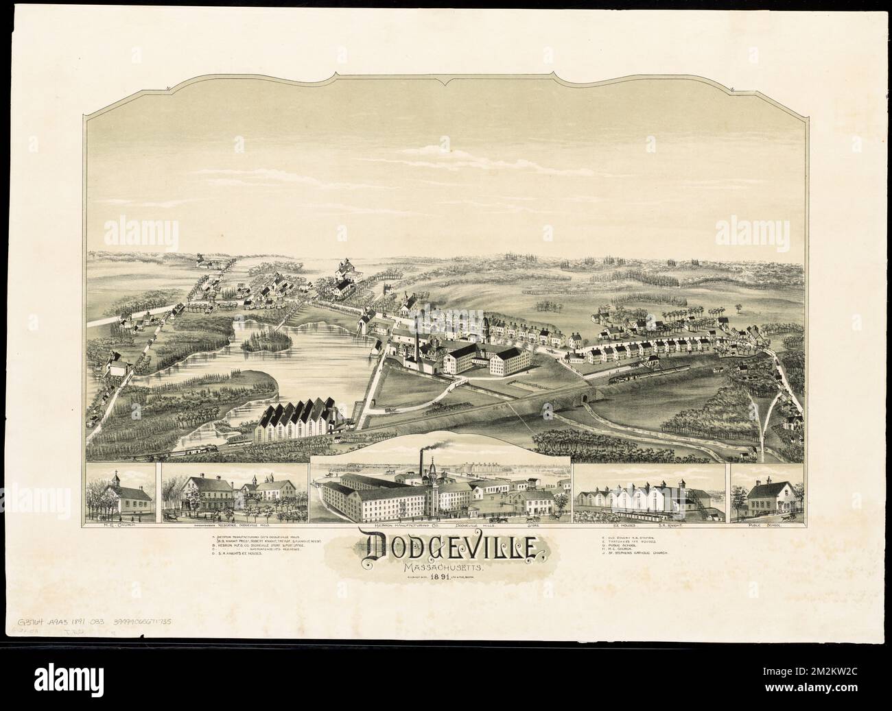 Dodgeville, Massachusetts , Attleboro Mass., Aerial views, Attleboro ...