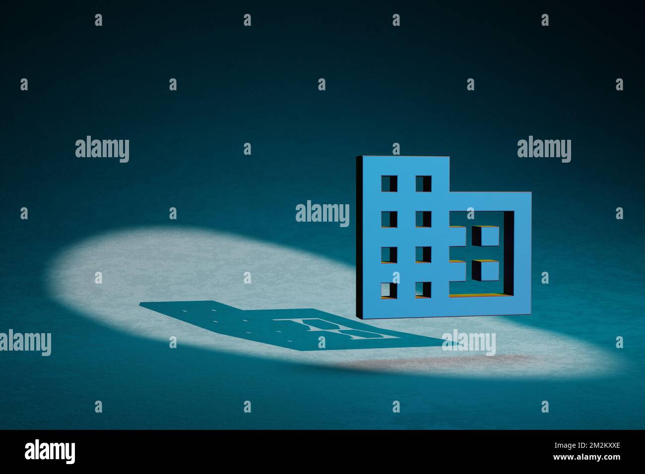 Beautiful abstract illustrations Domain symbol icon on a dark blue ...