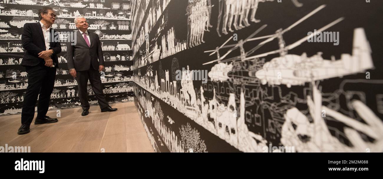 Vice-Prime Minister and Foreign Minister Didier Reynders pictured ...