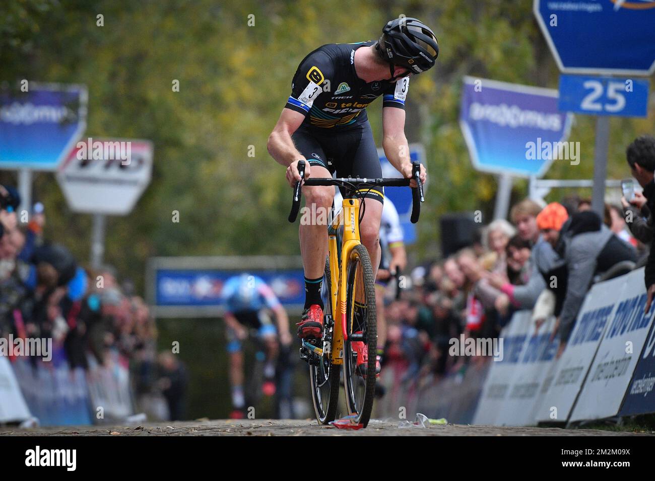 Belgian Toon Aerts pictured in action during the men's race during the ...