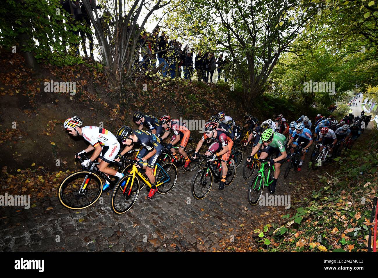 Illustration picture taken during the men's race during the ...