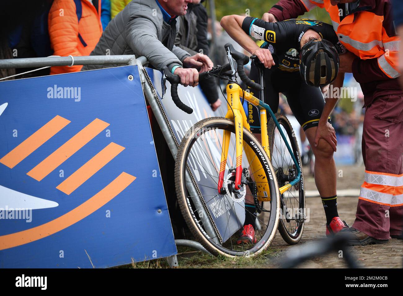 Belgian Ellen Van Loy pictured after the women's race during the ...