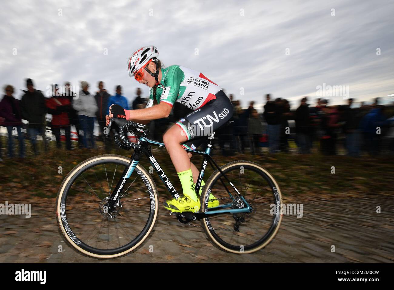 Italian Eva Lechner pictured in action during the women's race during ...