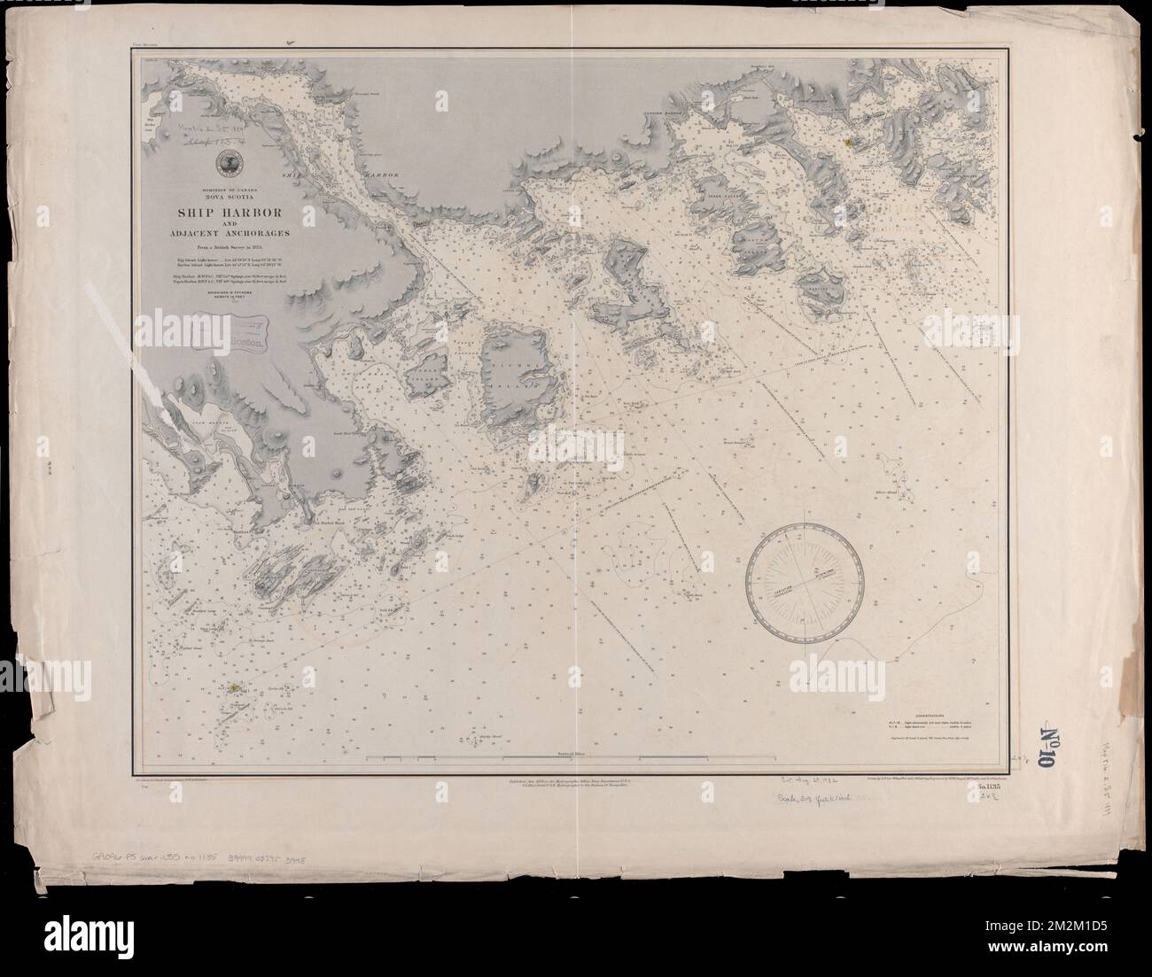 Dominion of Canada, Nova Scotia, Ship Harbor and adjacent anchorages ...