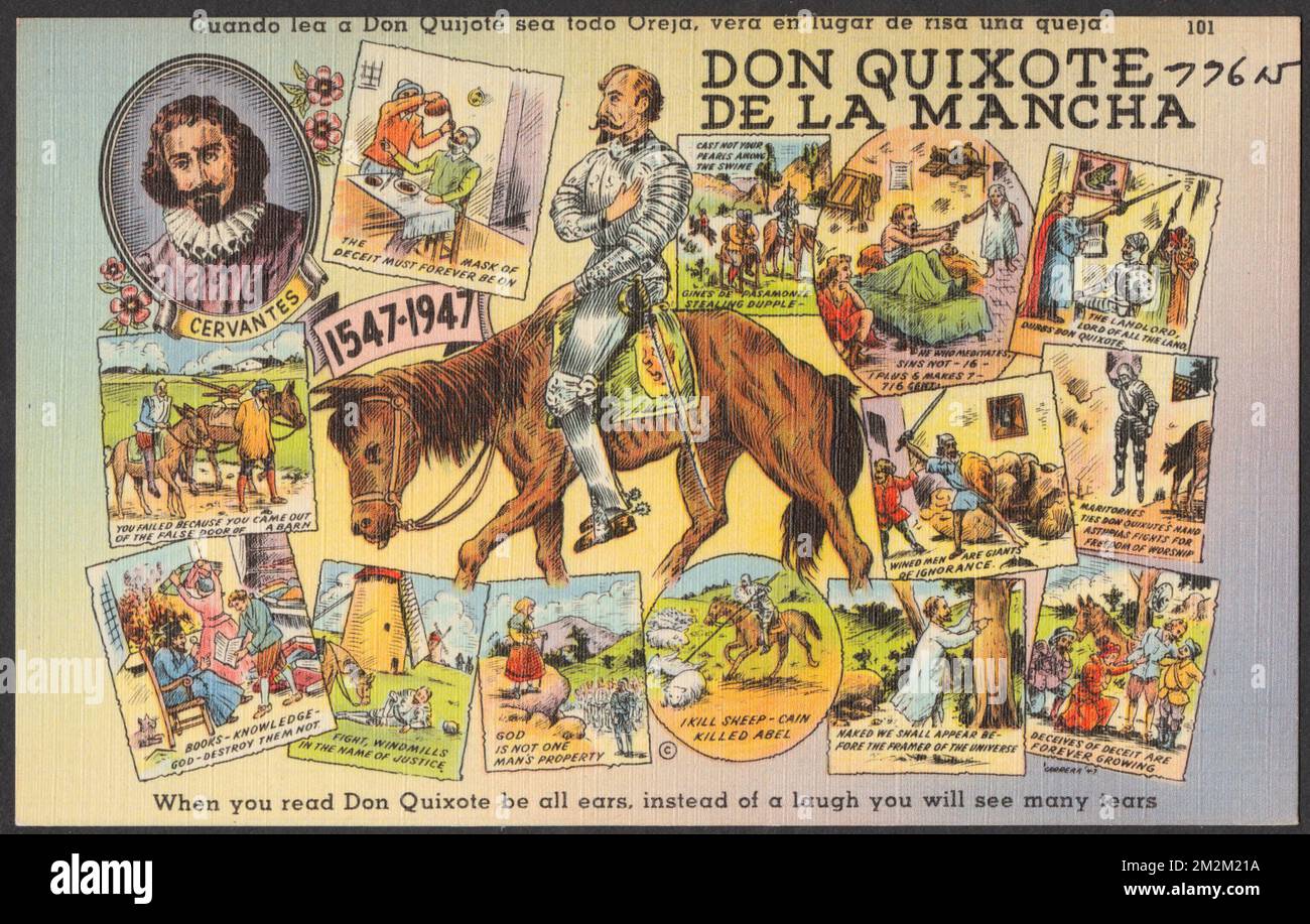 Don quixote book cover hi-res stock photography and images - Alamy