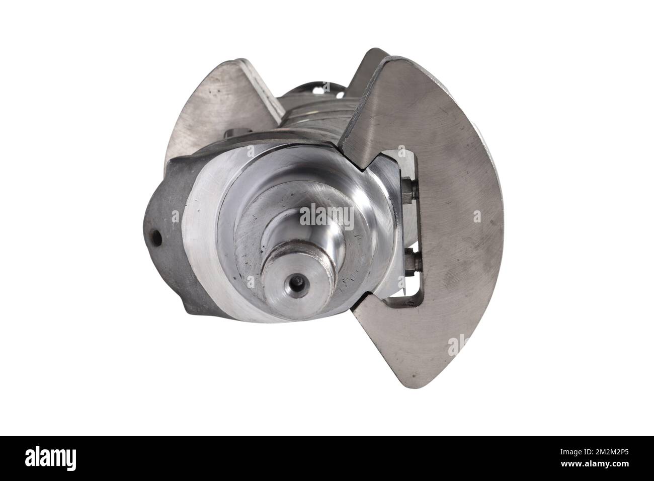 New crankshaft. Vehicle spare part Stock Photo - Alamy